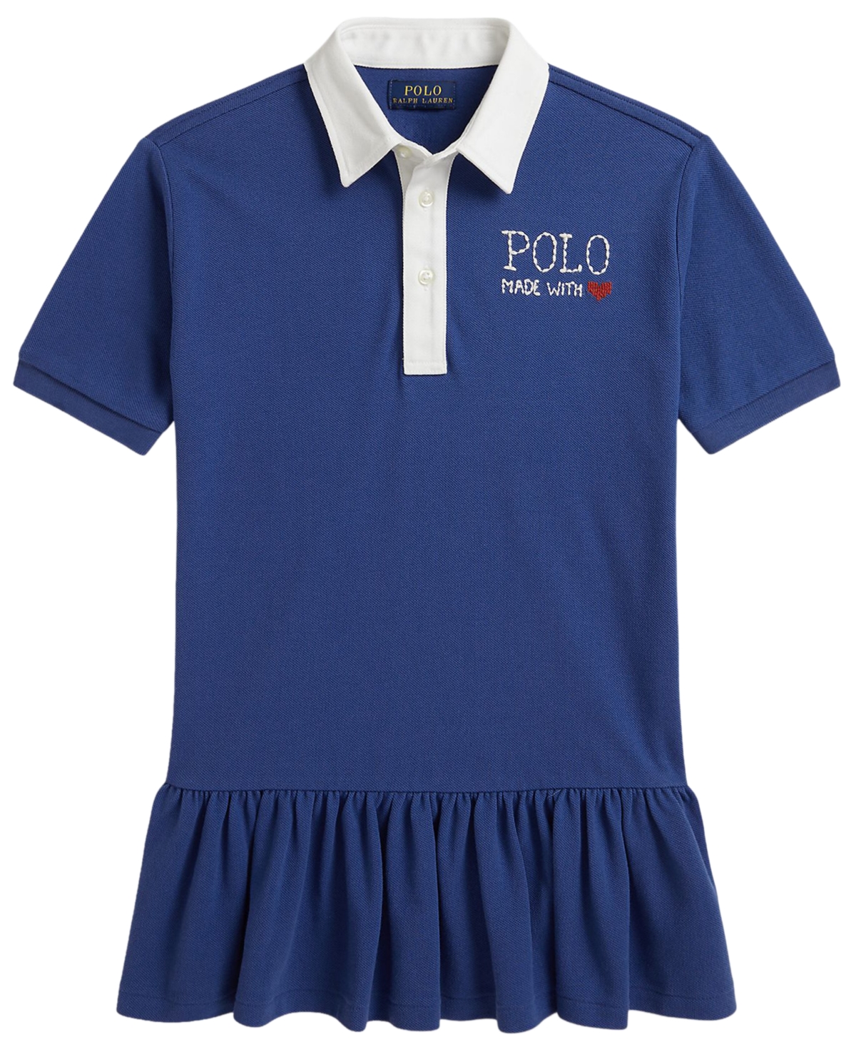 Click here for Polo Ralph Lauren Girls 2T-6X Logo Cotton Mesh Rug... prices