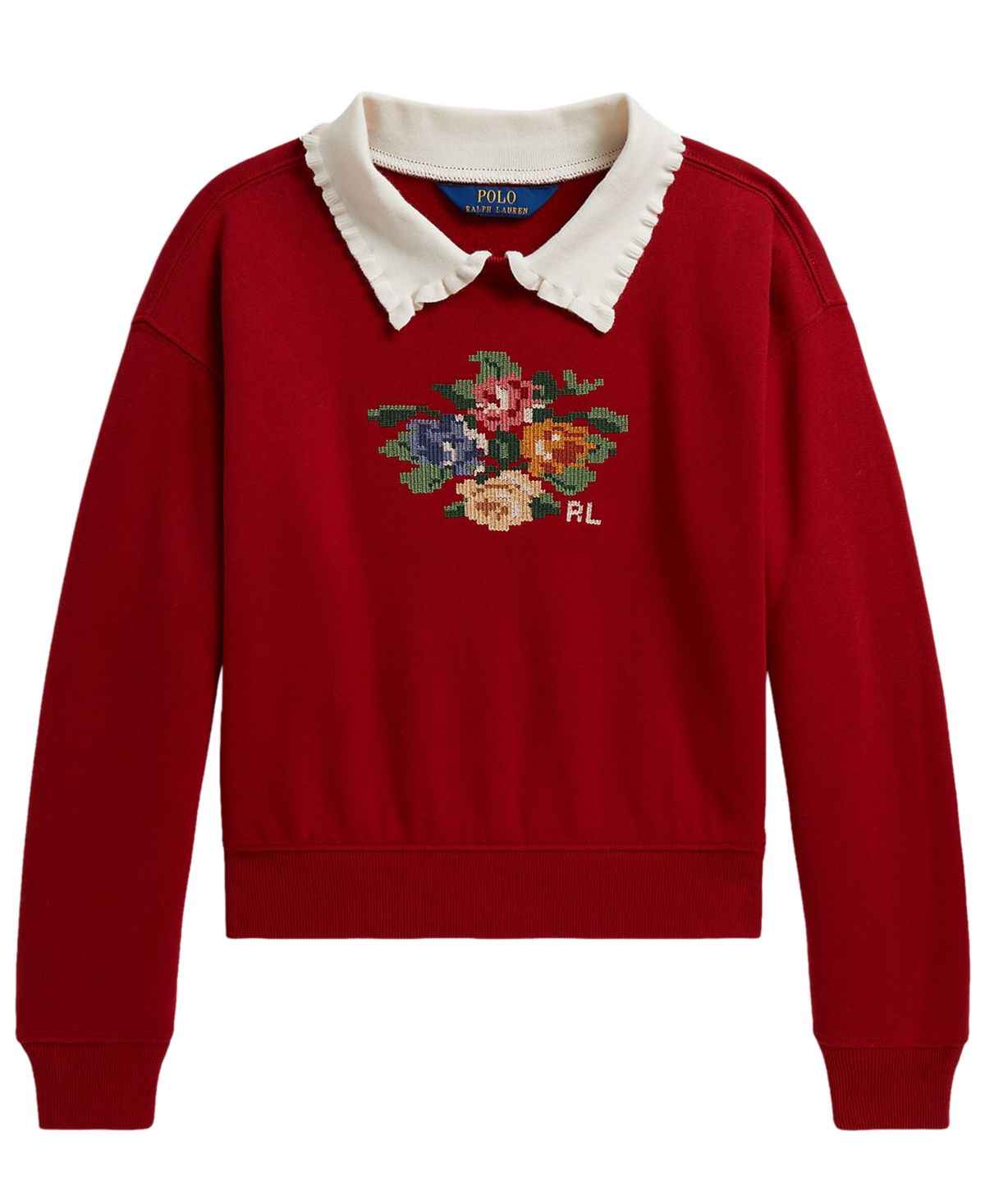Click here for Polo Ralph Lauren Girls 7-16 Collared Fleece Sweat... prices