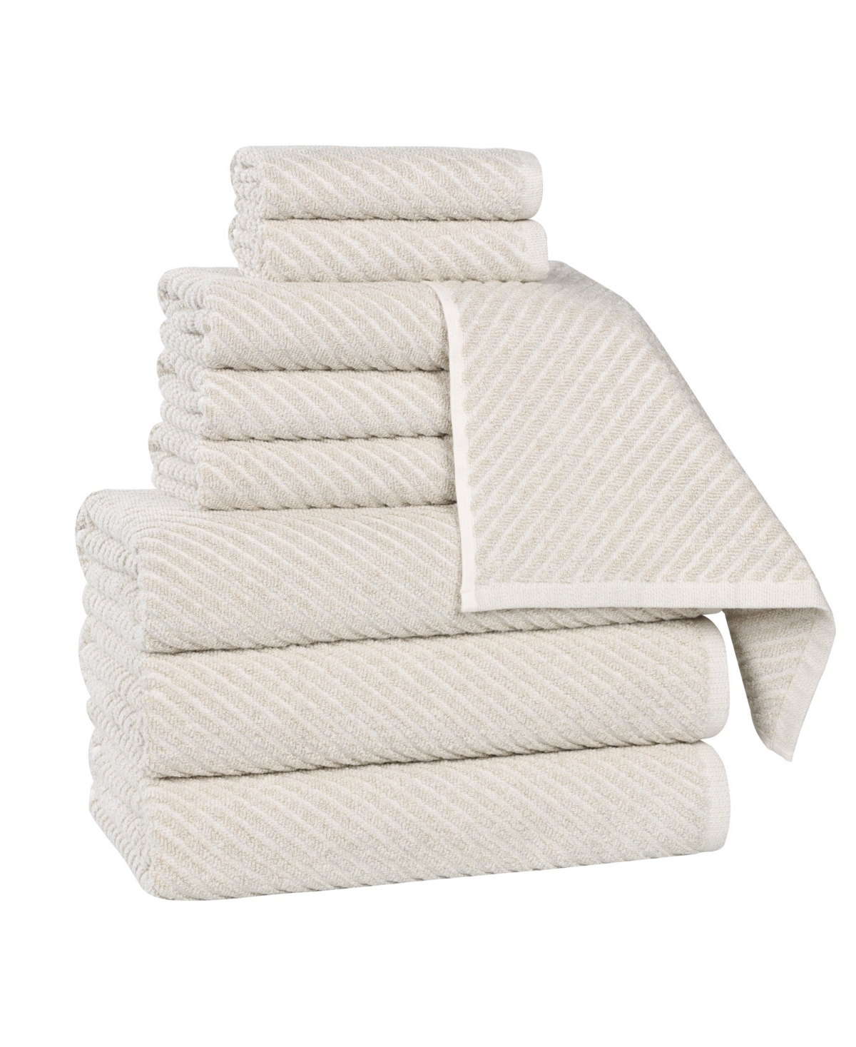 Click here for Superior Amelia Cotton 9-Piece Towel Set - Beige prices