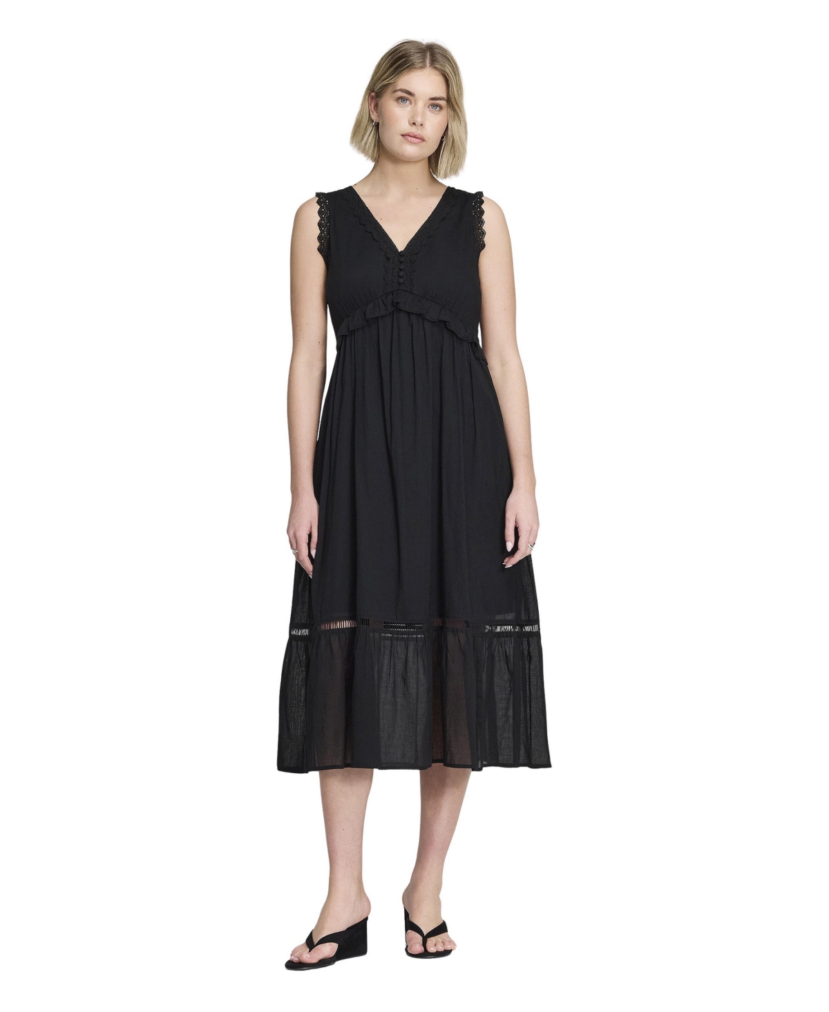 Click here for Finery London Womens Myriam Sleeveless Midi Dress... prices