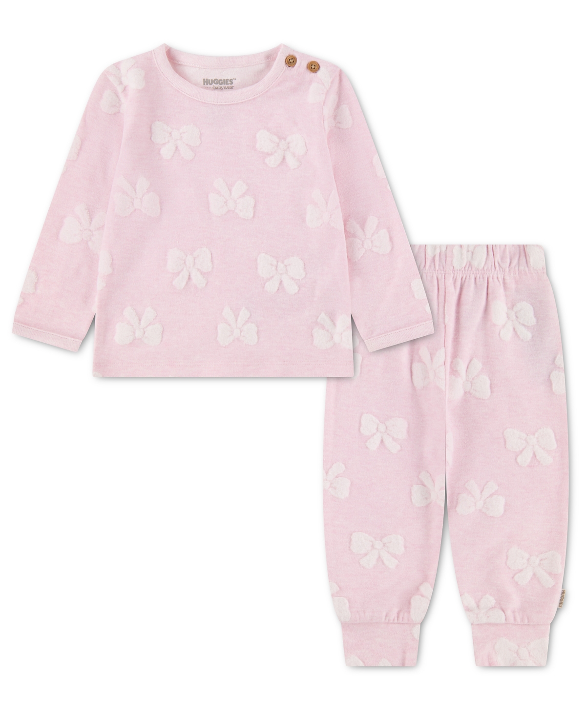 Click here for Huggies Baby Girls Babywear Top and Pants  2-Piece... prices