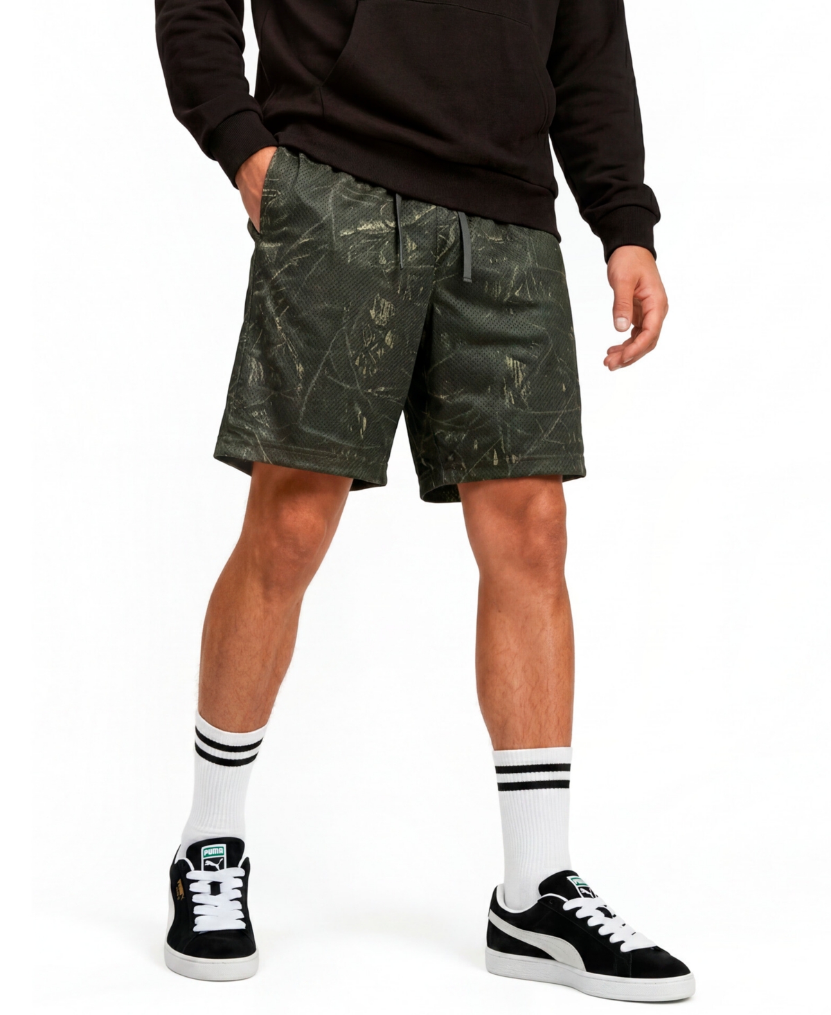 Click here for Puma Mens Reversible Drawcord Waistband Shorts - M... prices