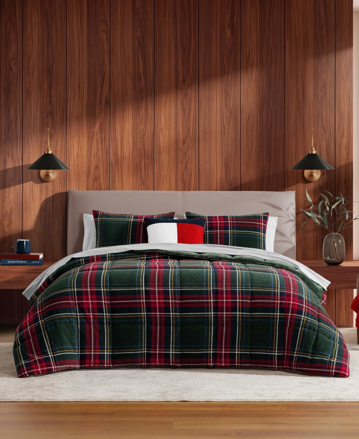 Click here for Tommy Hilfiger Devon Tartan Medium Warmth Yarn-Dye... prices
