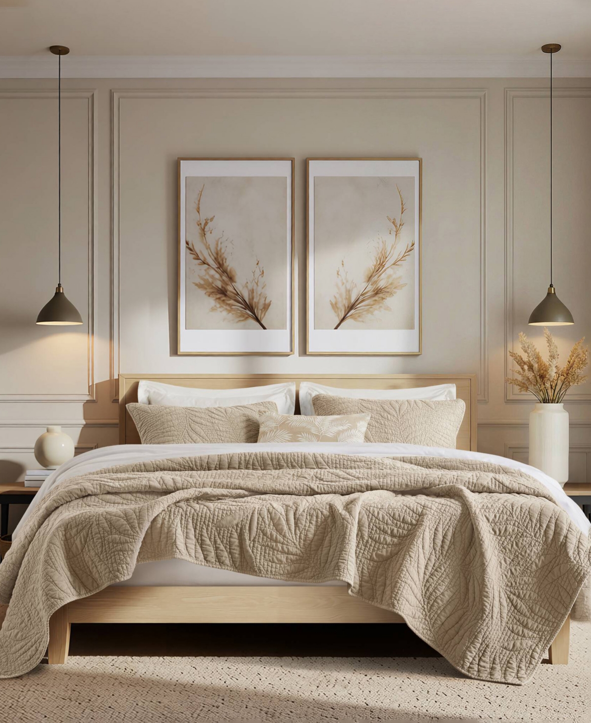 Click here for Harbor House Botanical Leaves Stone-Washed Cotton... prices