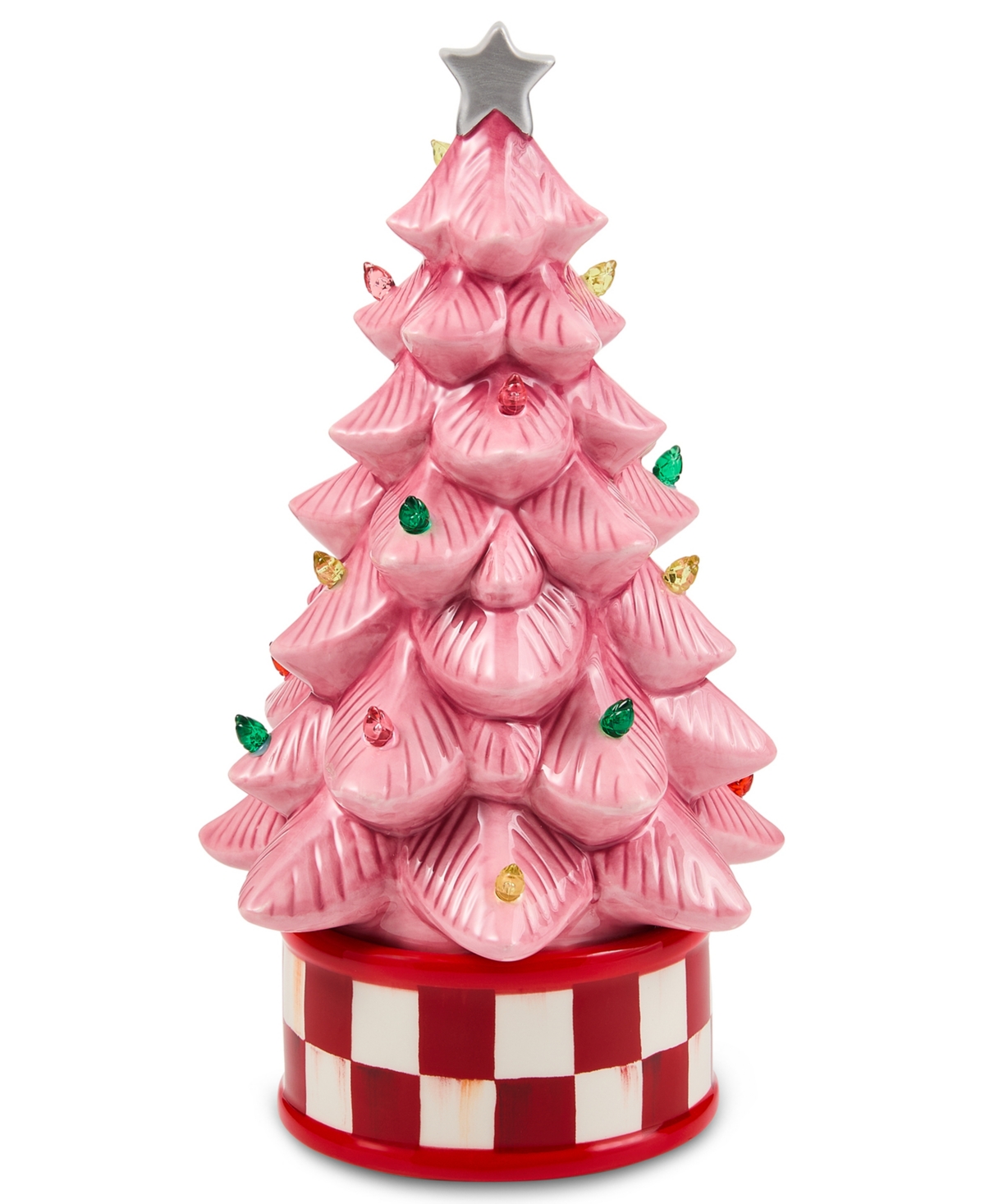 Click here for MacKenzie-Childs Pink Illuminated Ceramic Retro Tr... prices