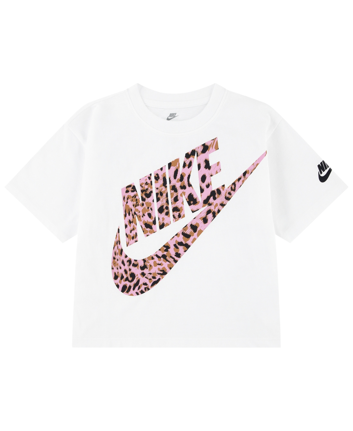 Click here for Nike Girls 4-6X Animal Crewneck T-Shirt - White prices