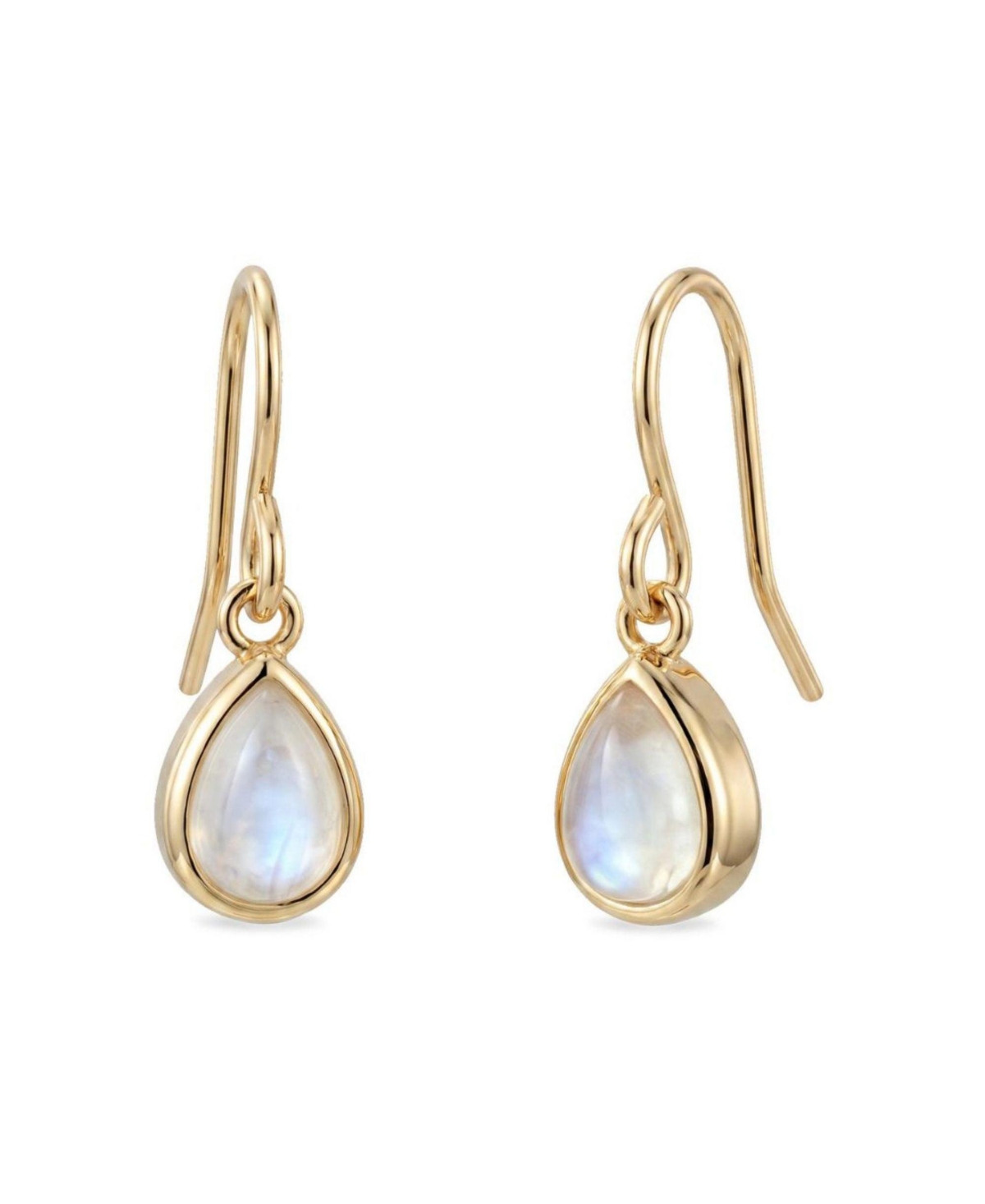 Click here for Adornia Fine 14k Gold Plated Pear Drop Moonstone E... prices