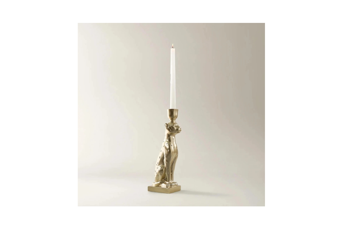 Click here for Z Gallerie Leo Taper Holder - Champagne prices