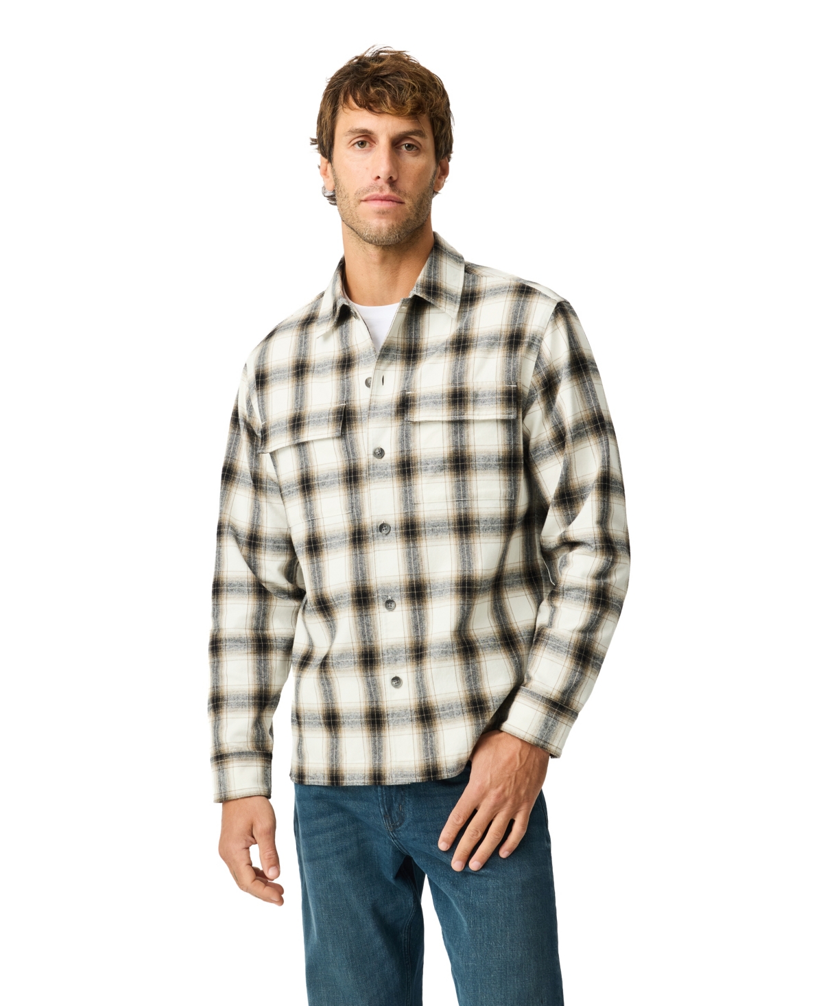 Click here for Rodd & Gunn Mens Powell Bay Cotton Shirt - Cinnamo... prices