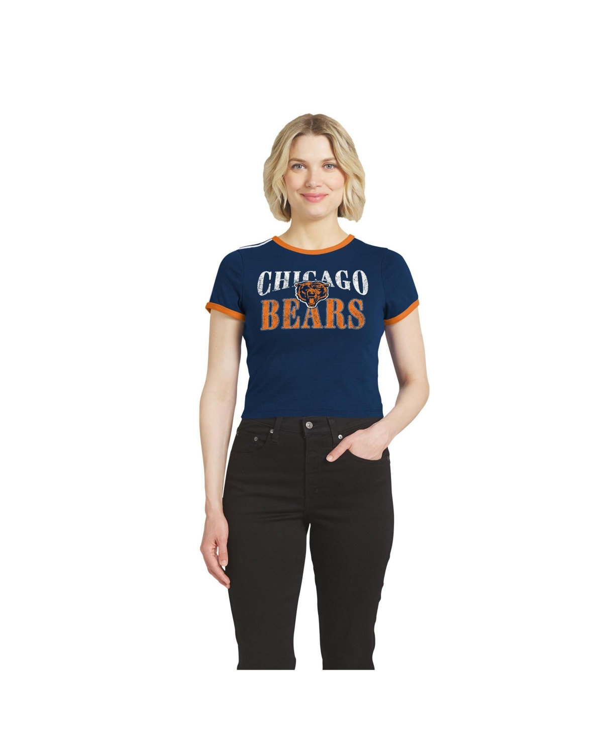 Click here for Wear by Erin Andrews Womens Chicago Bears Short-Sl... prices