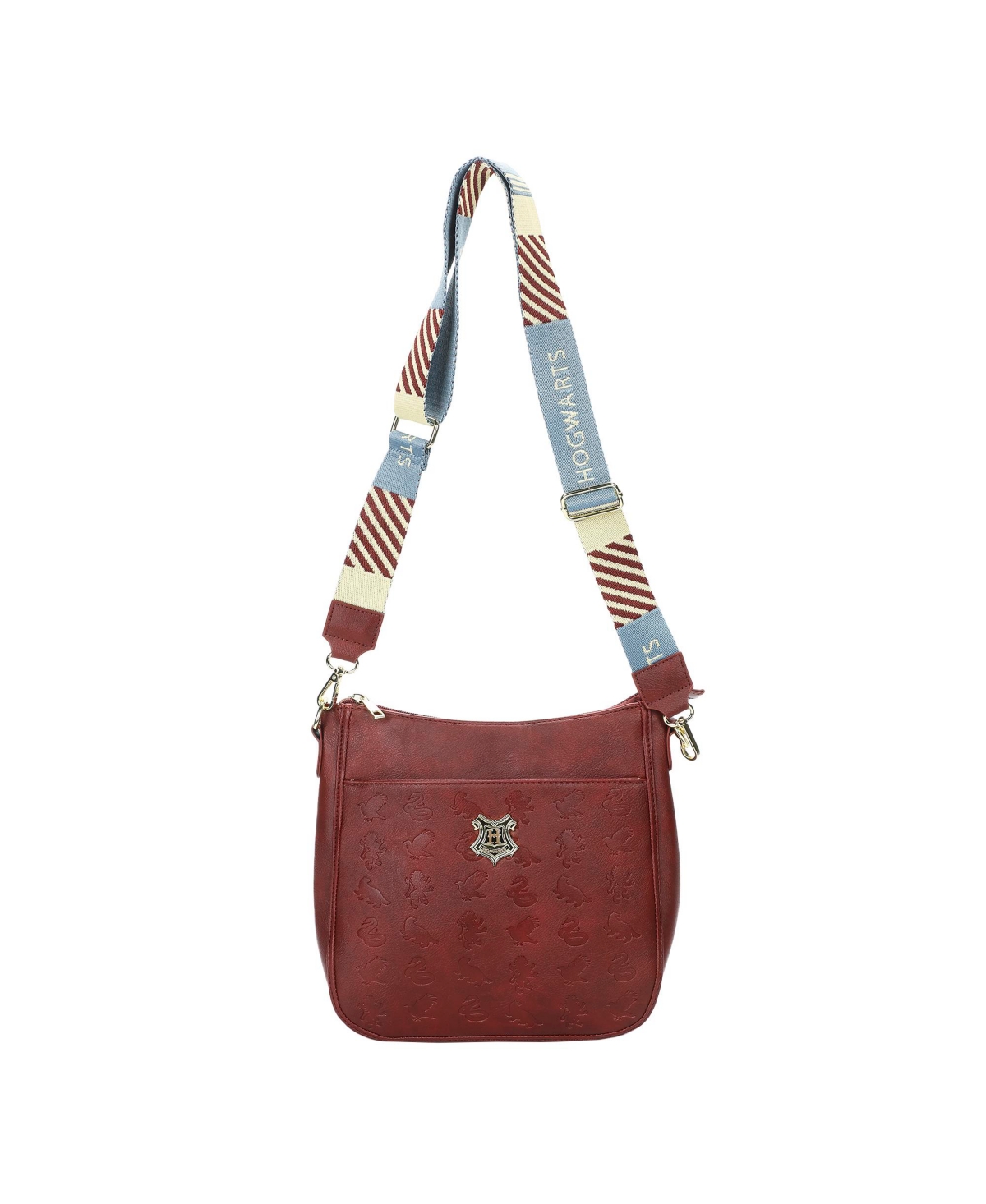 Click here for Harry Potter Womens Hogwarts Crest Maroon Crossbod... prices