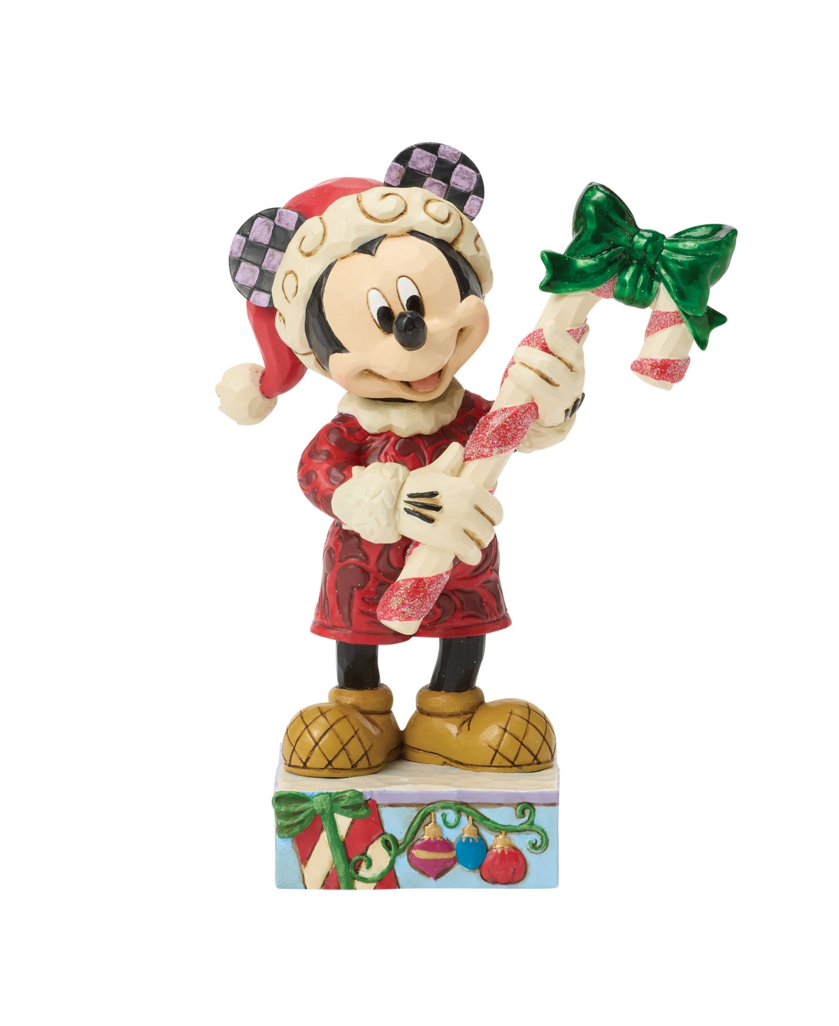 Click here for Jim Shore Disney Traditions Mickey with Candy Cane... prices
