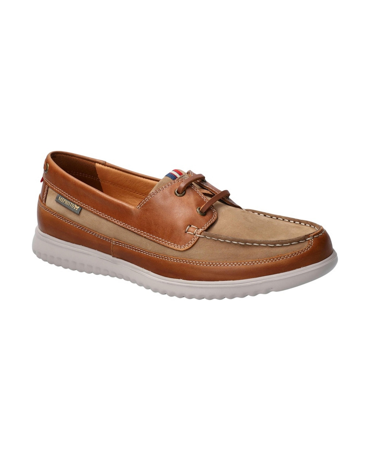 Click here for Mephisto Trevis Full-Grain Leather Round-Toe Boat... prices