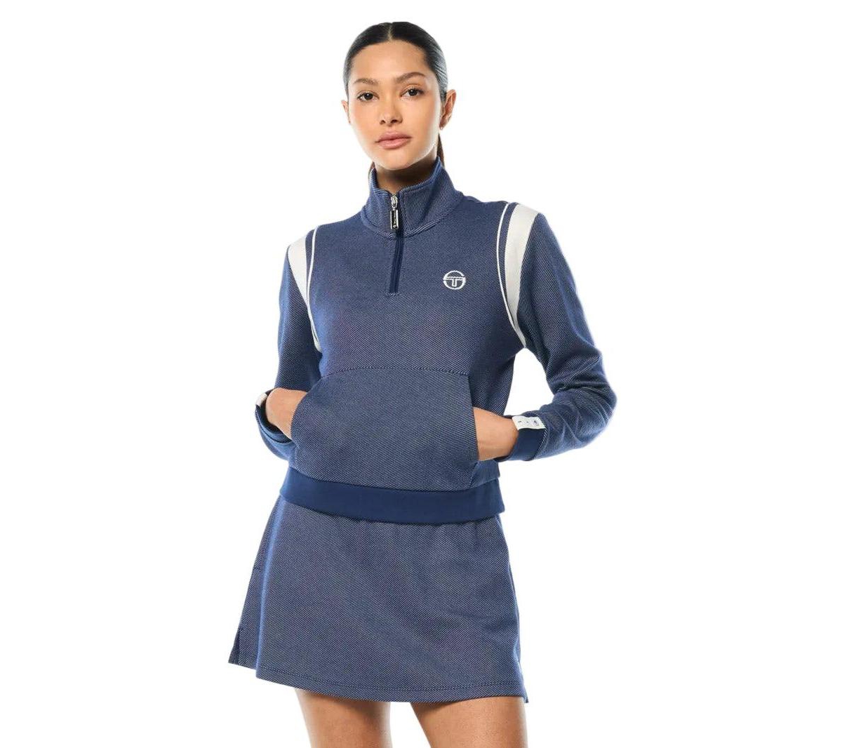 Click here for Sergio Tacchini Womens Agiato Mock-Neck Quarter-Zi... prices