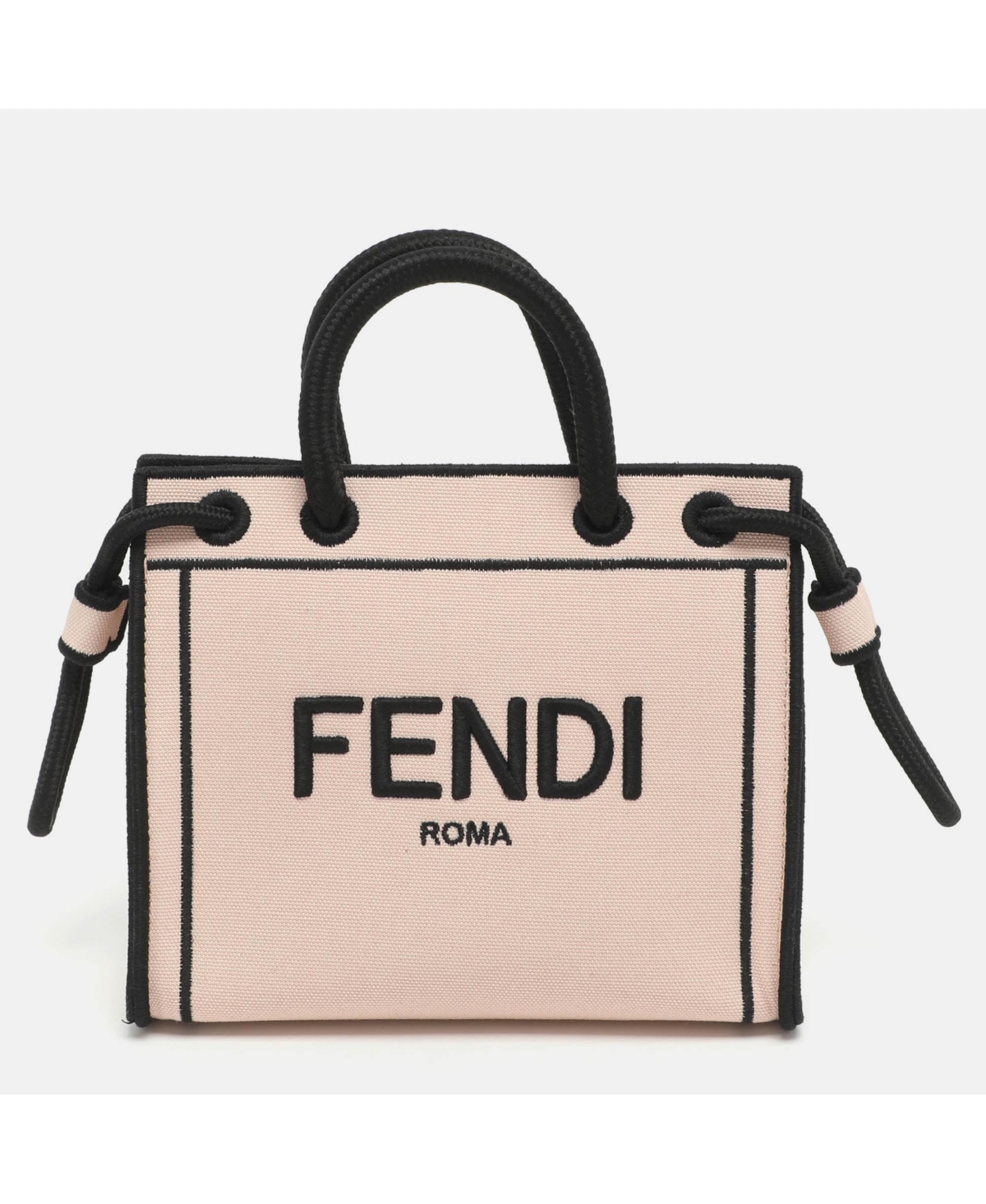 Click here for Pre-Owned Fendi Womens Mini Canvas Shopping Tote -... prices