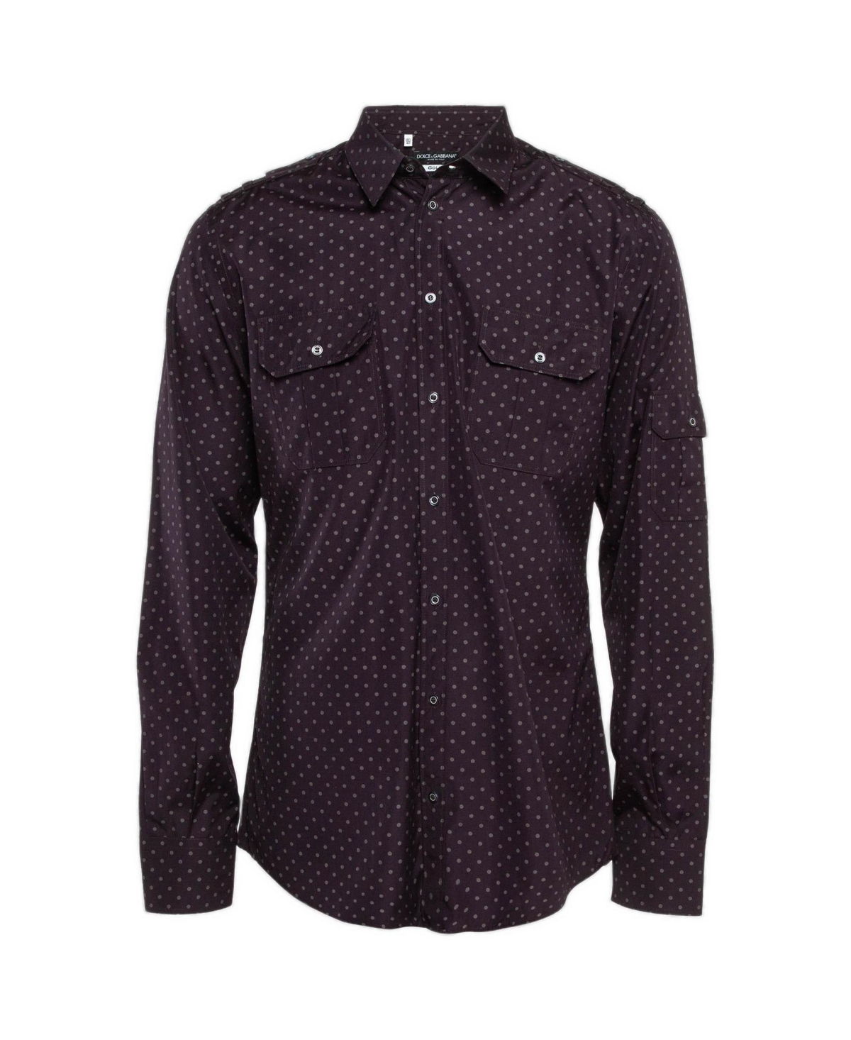 Click here for Pre-Owned Dolce & Gabbana Mens Dotted Cotton Butto... prices
