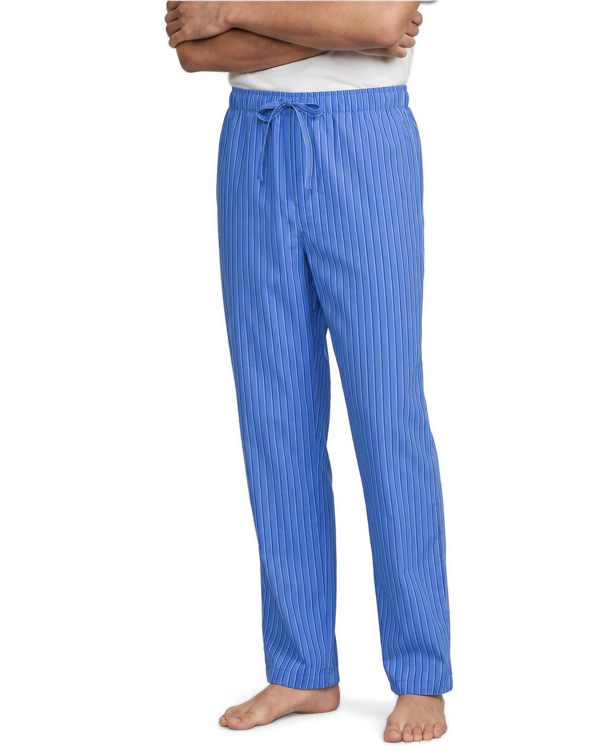 Click here for Lands End Mens Essential Pajama Pant - Clear blue... prices