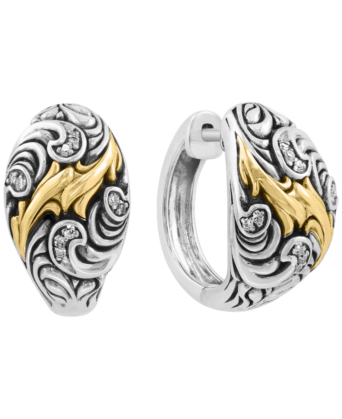 Click here for Effy Collection Diamond Earrings (1/20 ct. t.w.) i... prices