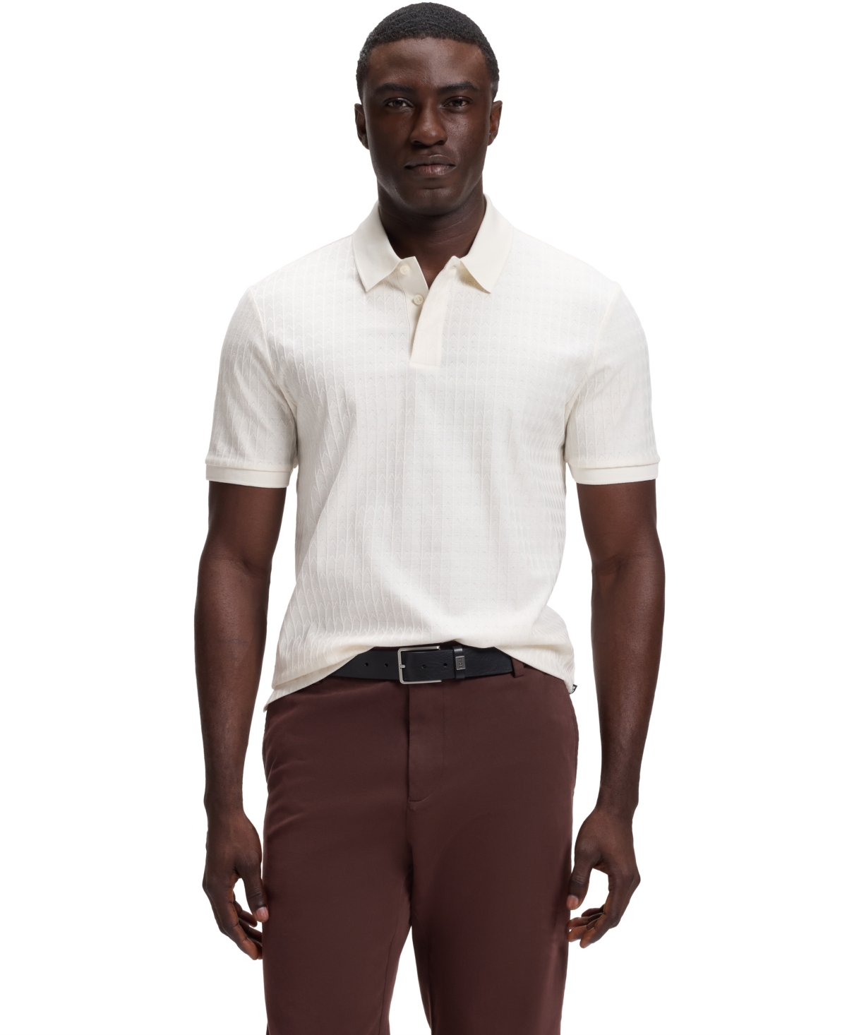 Click here for Boss by Hugo Boss Mens Cotton Regular-Fit Geometri... prices
