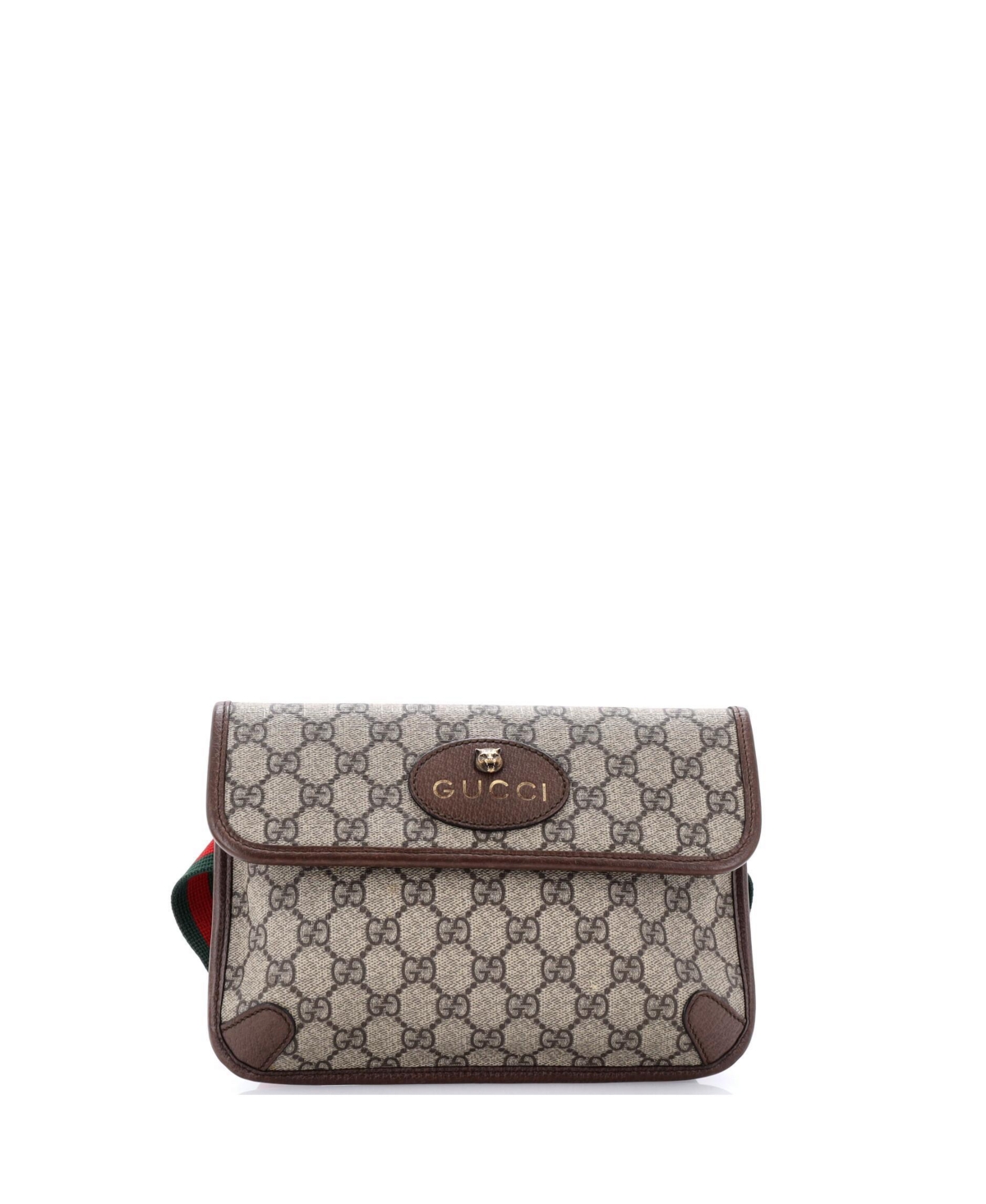 Click here for Pre-Owned Gucci Neo Vintage Flap Belt Bag Gg Coate... prices