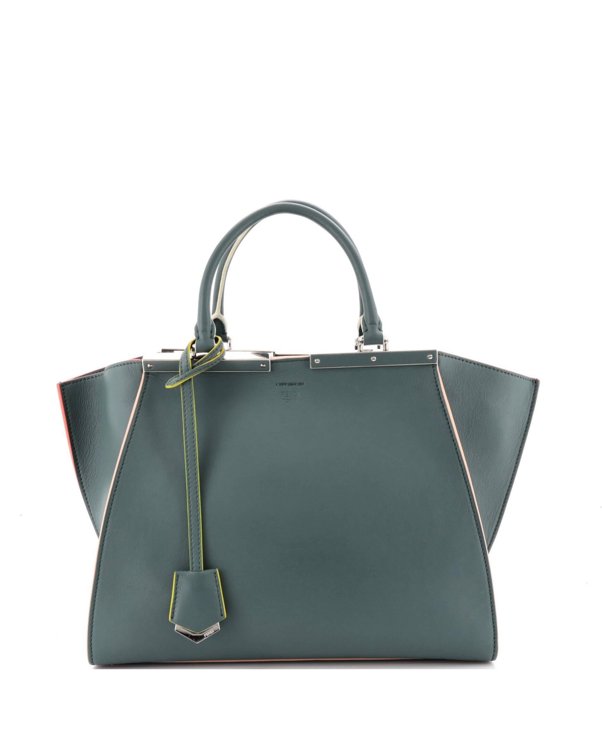 Click here for Pre-Owned Fendi Petite 3Jours Bag Leather - Green prices