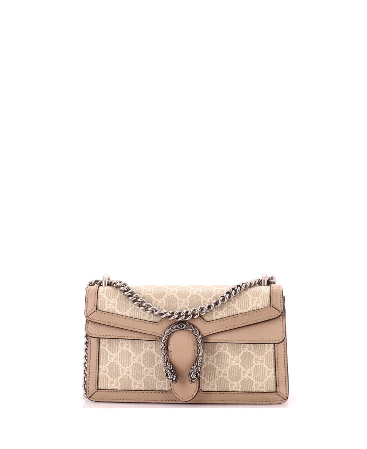 Click here for Pre-Owned Gucci Small Dionysus Bag Gg Coated Canva... prices