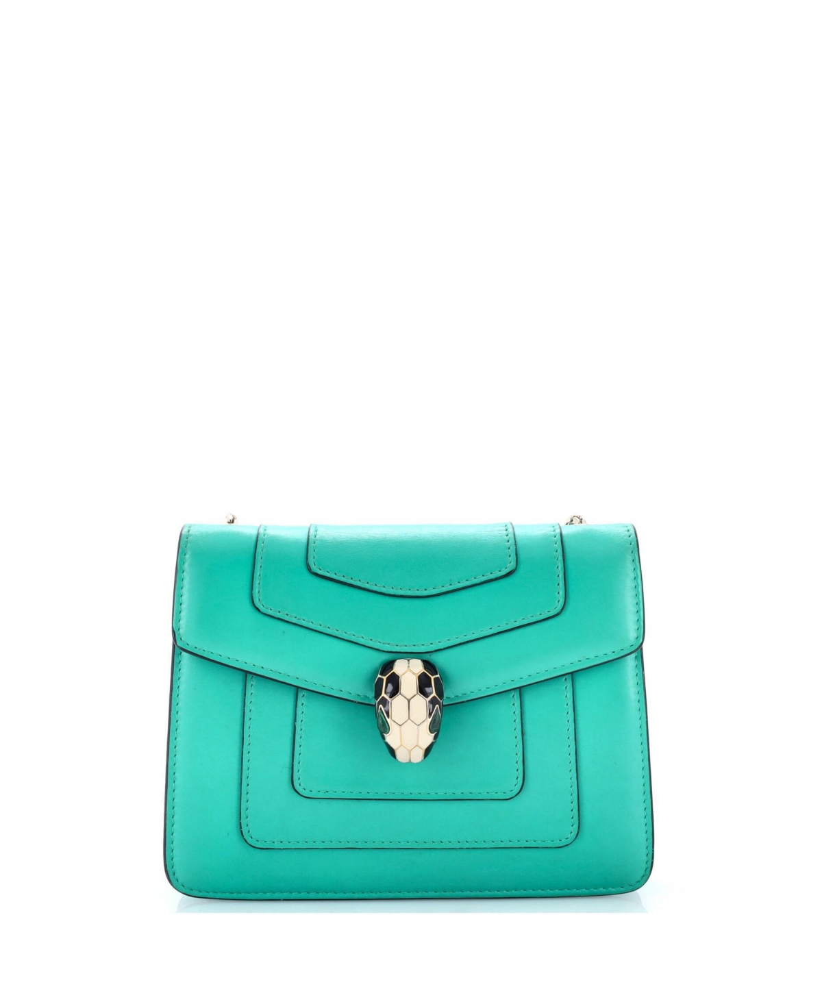 Click here for Pre-Owned Bvlgari Small Serpenti Forever Square Sh... prices