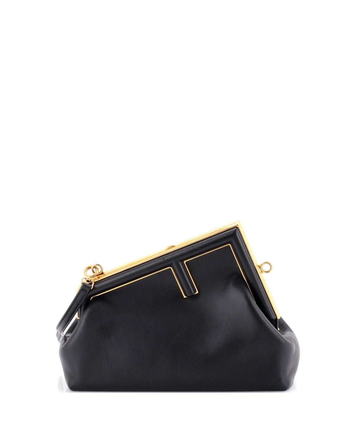Click here for Pre-Owned Fendi Small First Bag Leather - Black prices