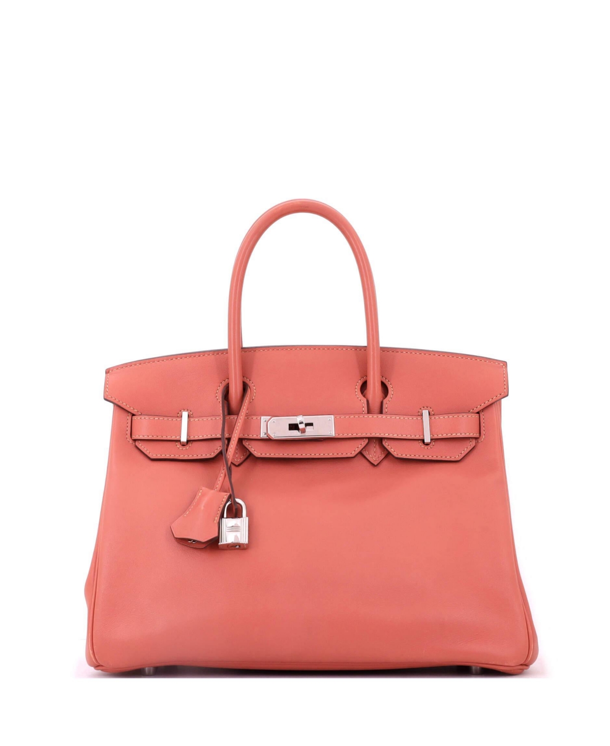 Click here for Pre-Owned Hermes Birkin 30 Handbag Pink Swift with... prices