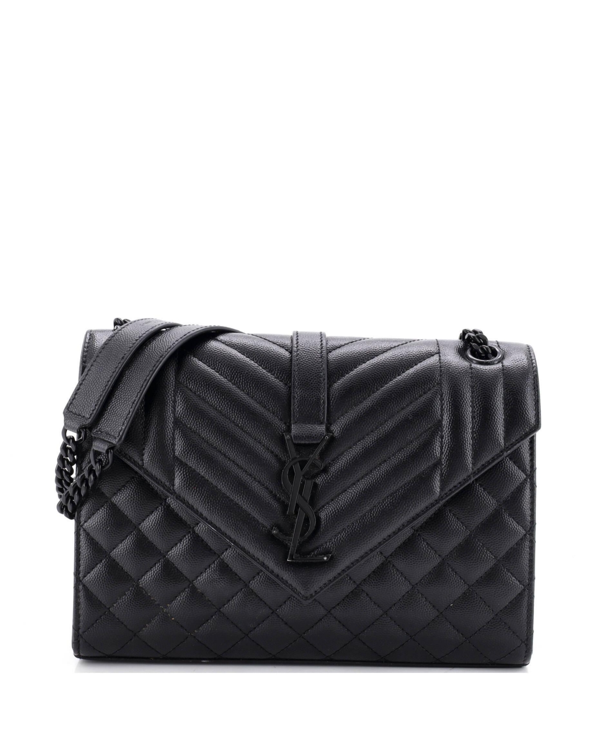 Click here for Pre-Owned Saint Laurent Medium Classic Monogram En... prices