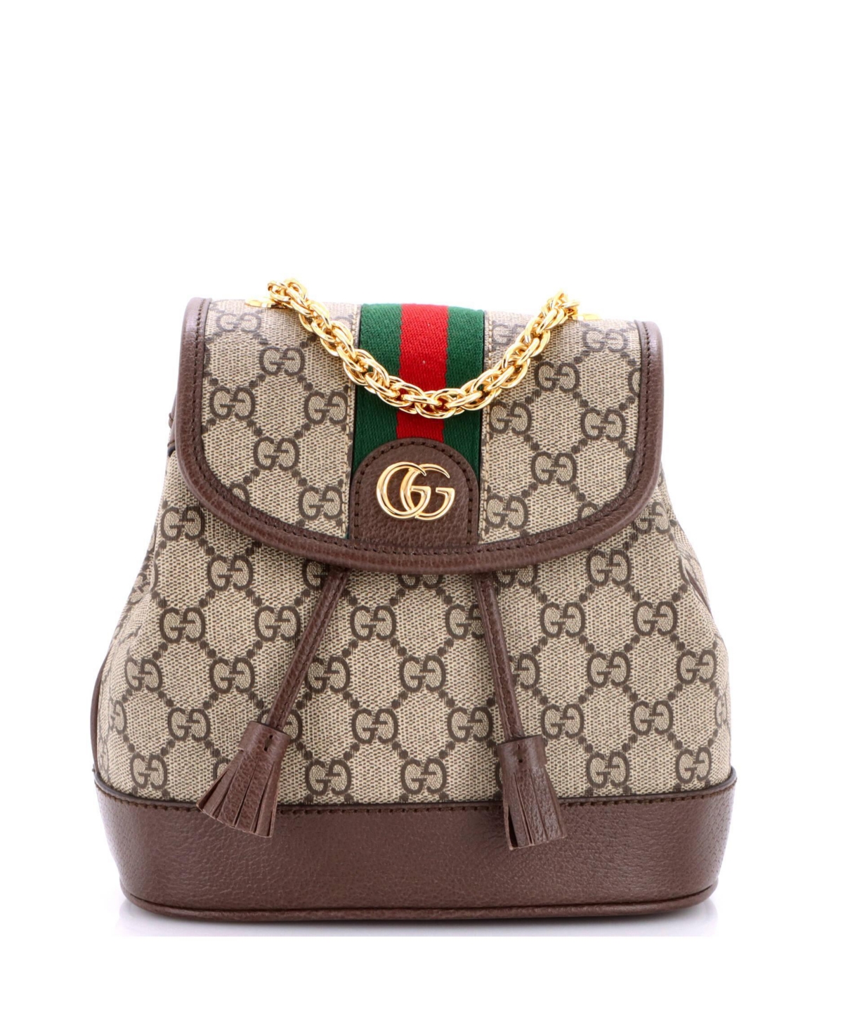 Click here for Pre-Owned Gucci Mini Ophidia Flap Backpack Gg Coat... prices