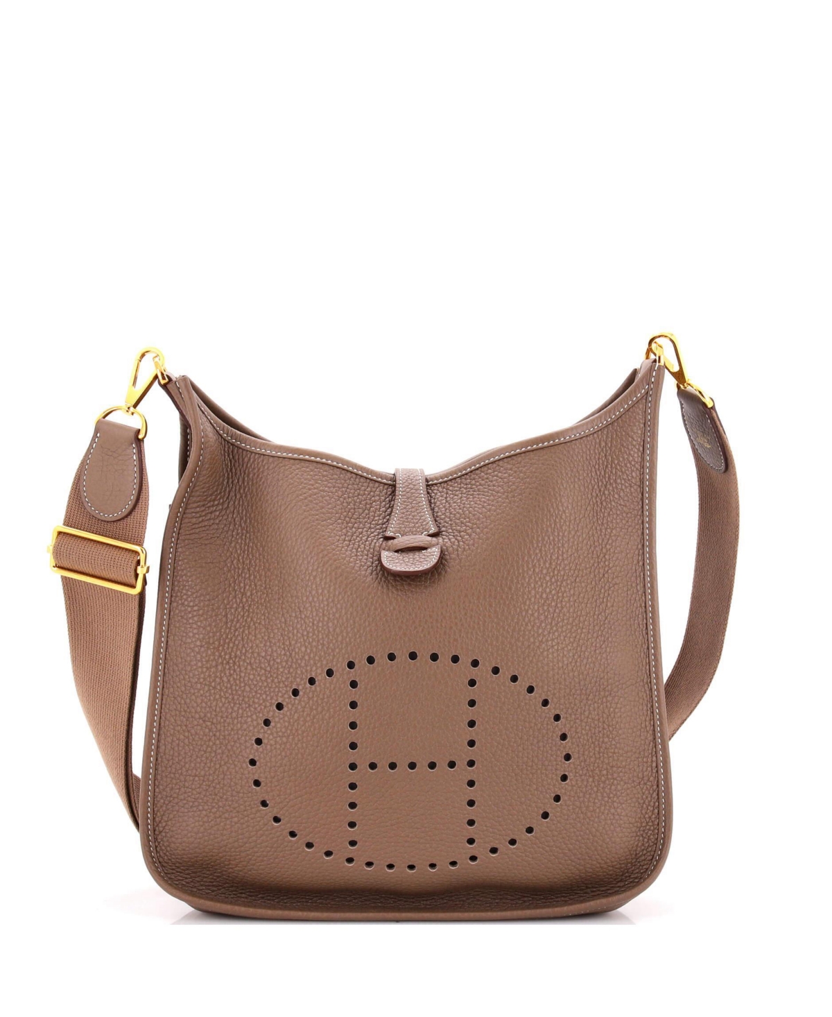 Click here for Pre-Owned Hermes Pm Evelyne Bag Gen Iii Epsom - Gr... prices