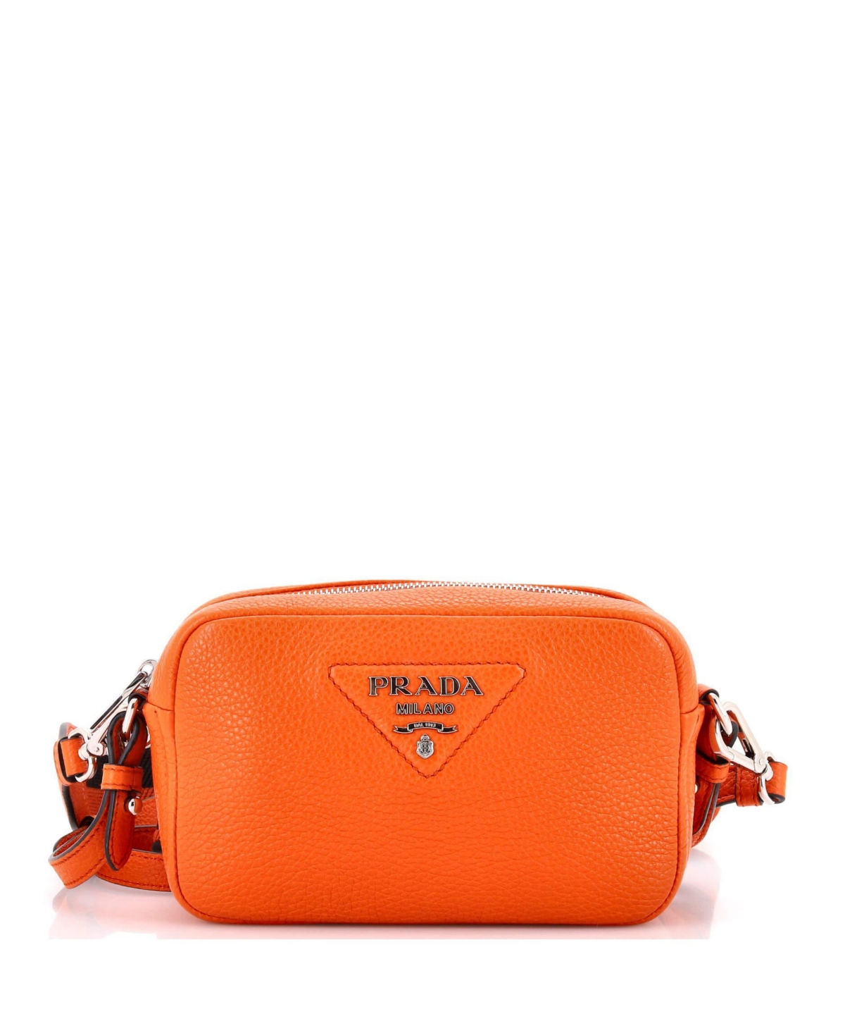 Click here for Pre-Owned Prada Small Flou Camera Crossbody Bag Vi... prices