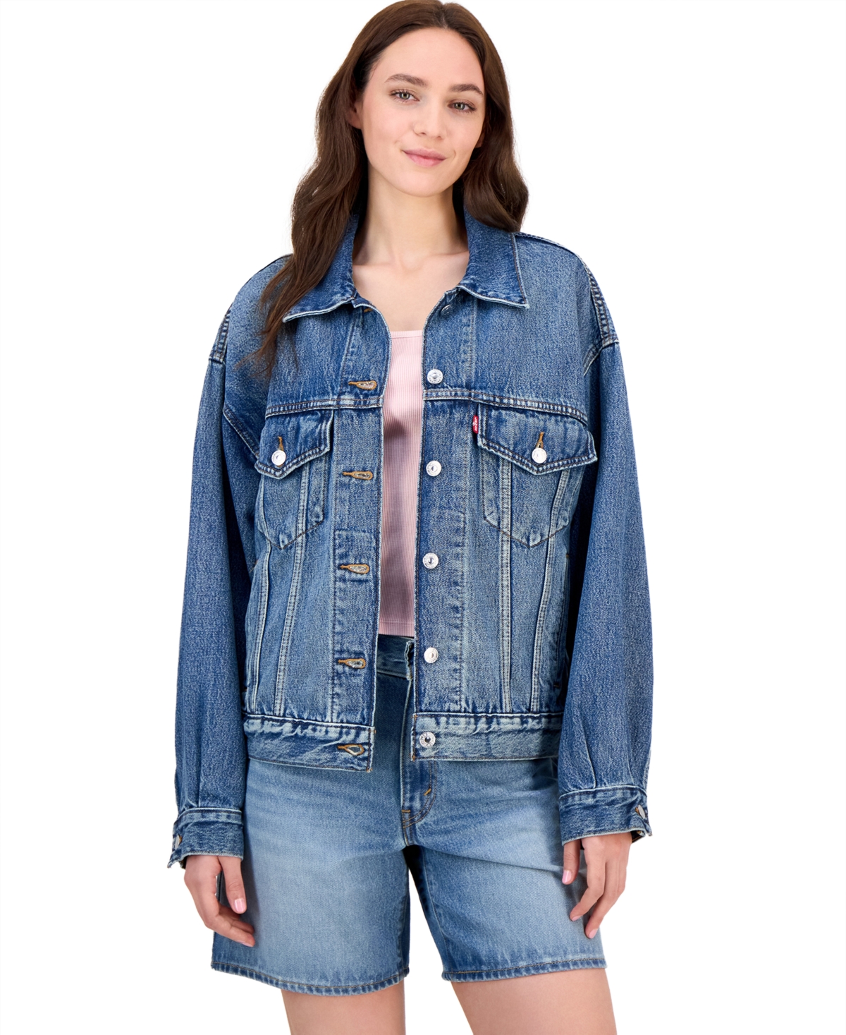 Click here for Levis Womens 90s Cotton Trucker Jacket - Turning H... prices