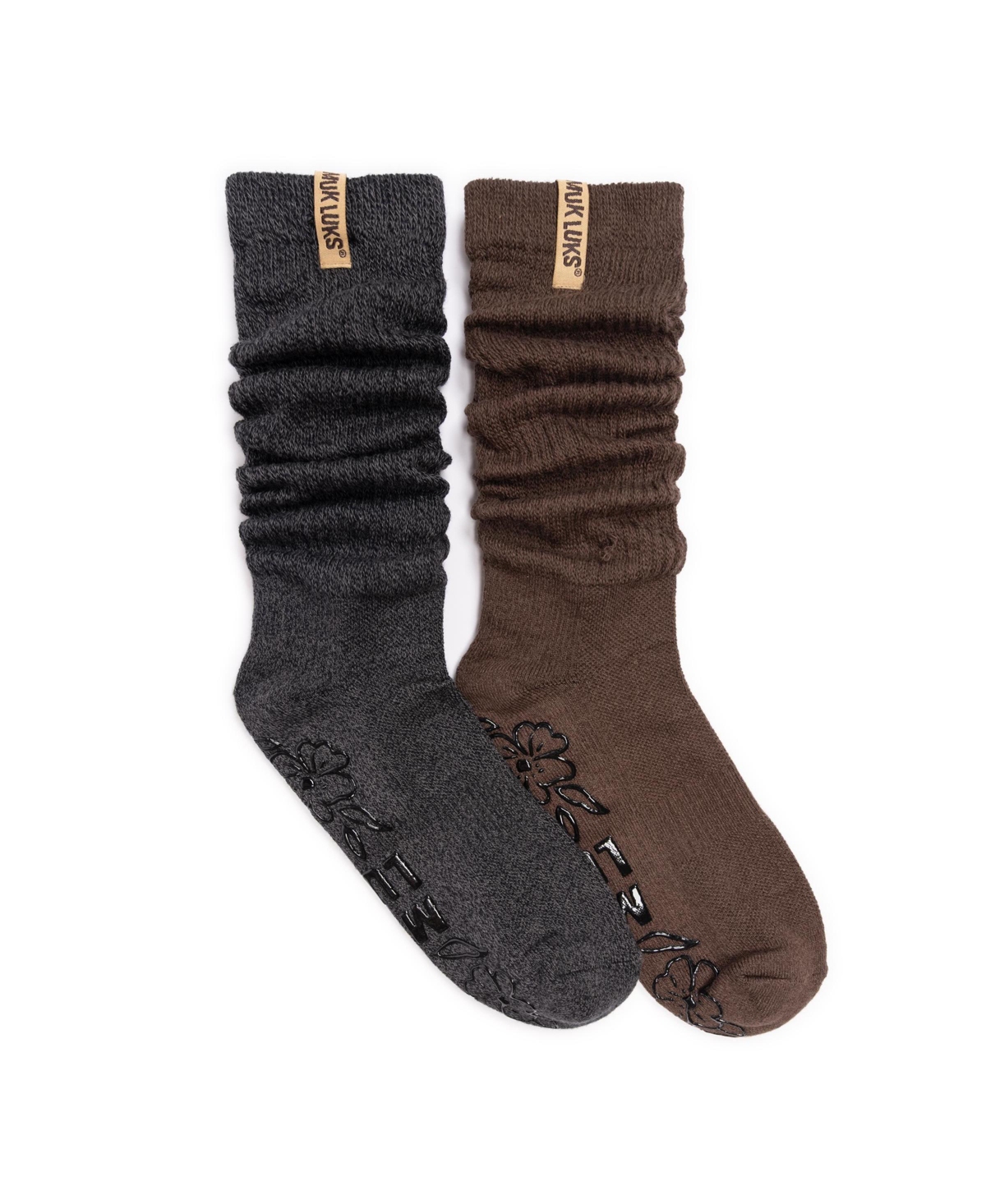 Click here for Muk Luks Womens Studio Socks 2 Pair Pack Slouched... prices