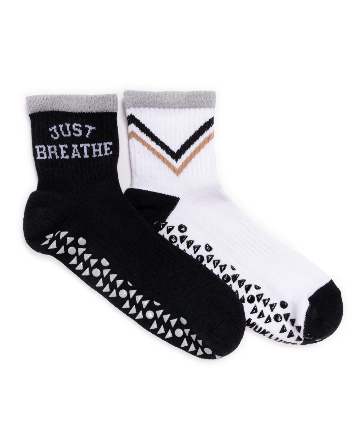 Click here for Muk Luks Womens Studio Socks 2 Pair Pack Quarter C... prices