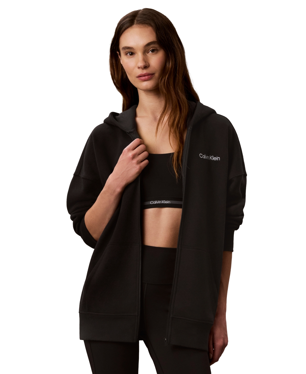 Click here for Calvin Klein Performance Womens Brushed French Ter... prices