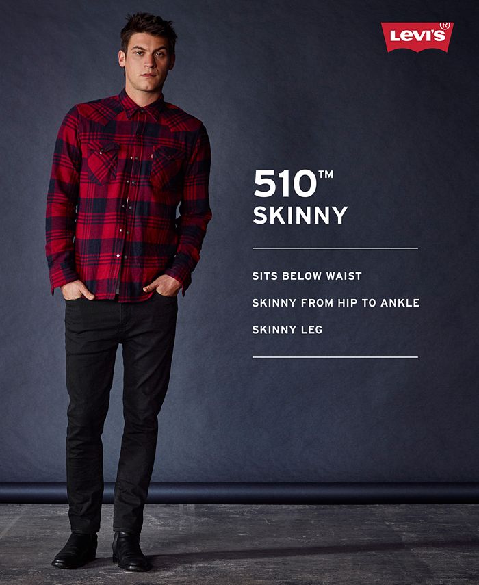 Levi's Men's 510™ Skinny Fit Jeans - Macy's
