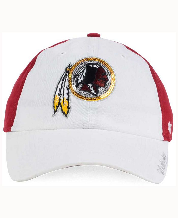 '47 Brand Women's Washington Redskins White Sparkle Cap - Macy's