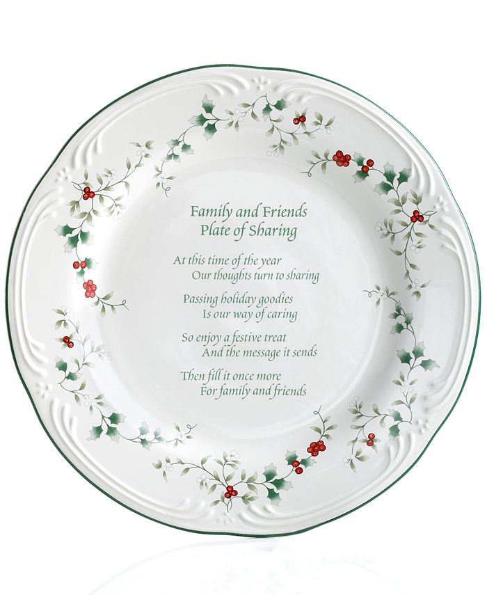 Pfaltzgraff Winterberry Friends & Family Sharing Plate - Macy's