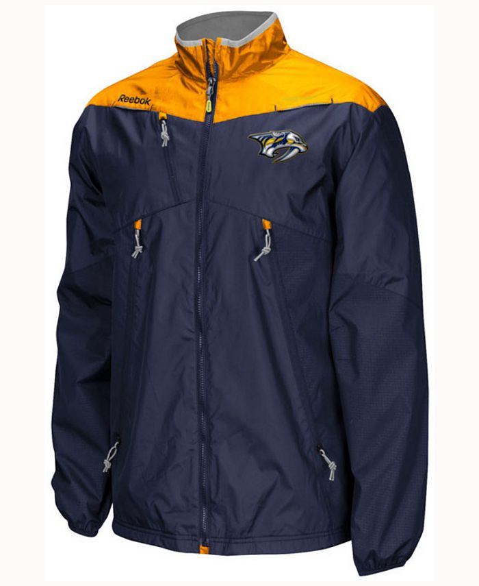Reebok Men's Nashville Predators Center Ice Rink Jacket - Macy's