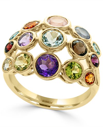 EFFY® Multi-Gemstone Statement Ring (3-3/4 ct. t.w.) in 14k Gold ...