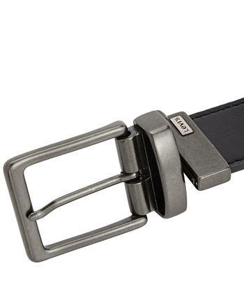 Levi's Reversible Stitched Casual Leather Belt - Macy's