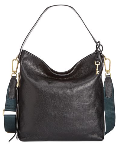 Fossil Maya Medium Leather Hobo - Handbags & Accessories - Macy's