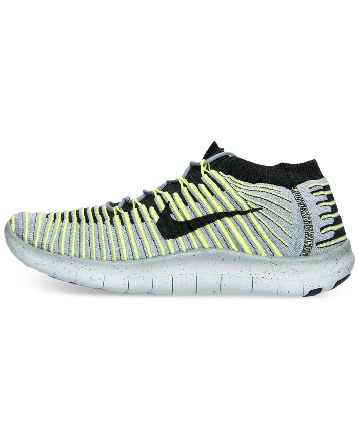 Nike Men's Free Run Motion Flyknit Running Sneakers from Finish Line ...