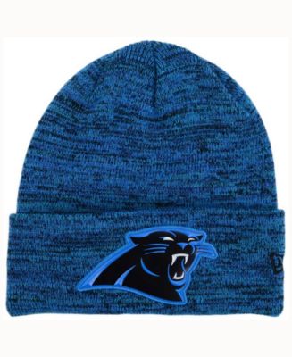 New Era Carolina Panthers Beveled Team Knit Hat - Macy's