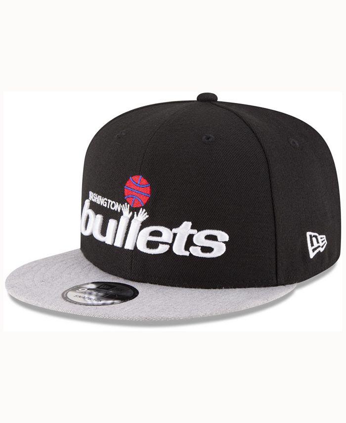 New Era Washington Bullets Heather Vize 9FIFTY Snapback Cap - Macy's