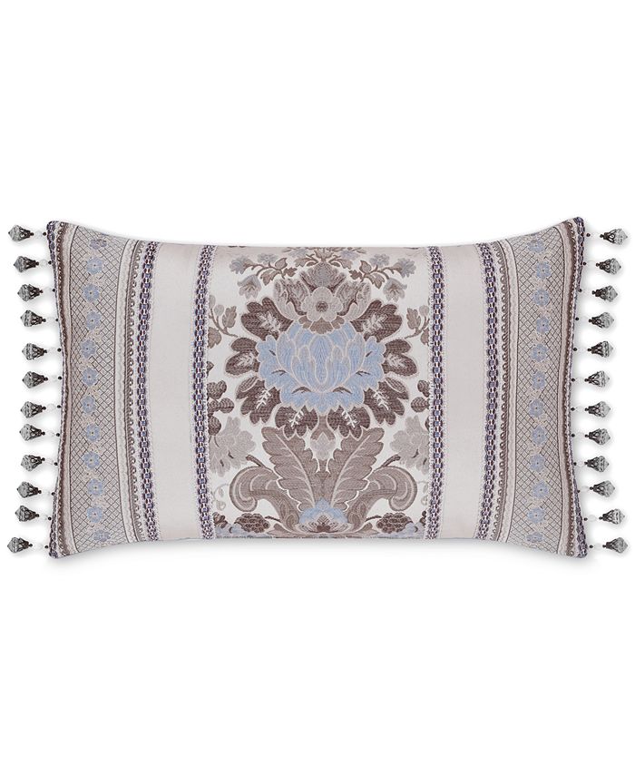 J Queen New York Jordyn Olivia 15" x 21" Boudoir Decorative Pillow - Macy's