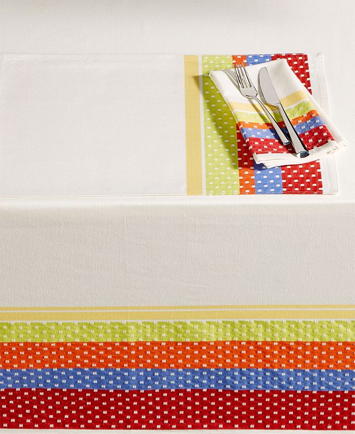 Fiesta Sierra 60" x 84" Woven Tablecloth - Macy's