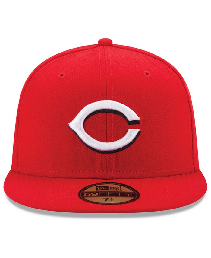 New Era Cincinnati Reds Authentic Collection 59FIFTY Fitted Cap - Macy's